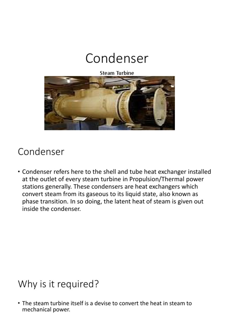 Understanding the Operation and Components of Surface Condensers | PDF ...