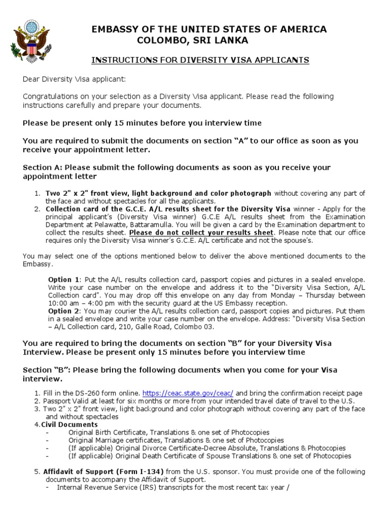 Instructions for Submitting Required Documents and Preparing for the ...