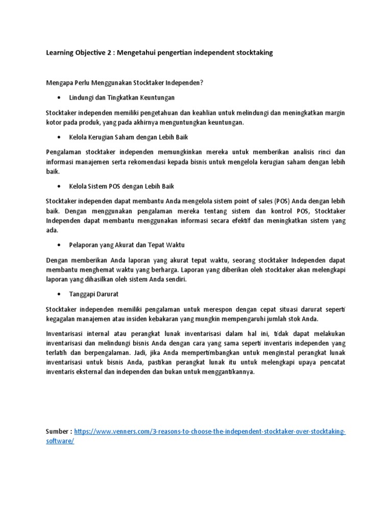 Learning Objective 2&7 | PDF