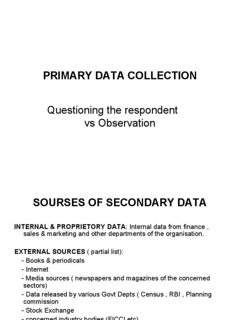Observation vs Survey in Data Collection | PDF | Advertising | Data