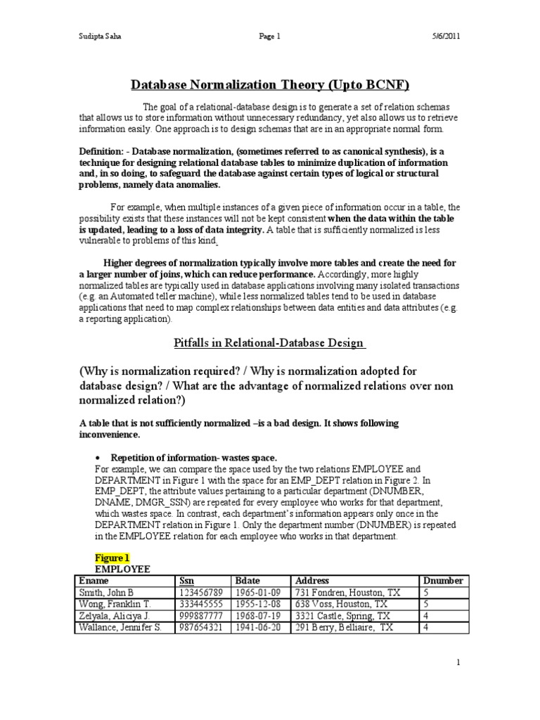 Database Normalization Revised | PDF | Databases | Relational Database