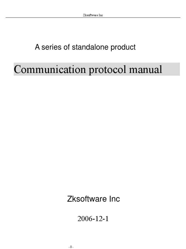 Communication+Protocol+Manual CMD | PDF | Network Packet | Byte