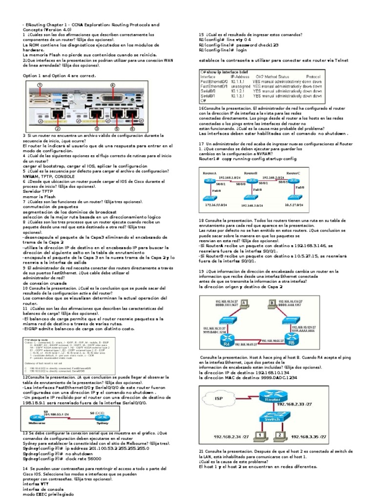 Mod 2 CAp I y II | PDF | Enrutador (Computación) | Dirección IP