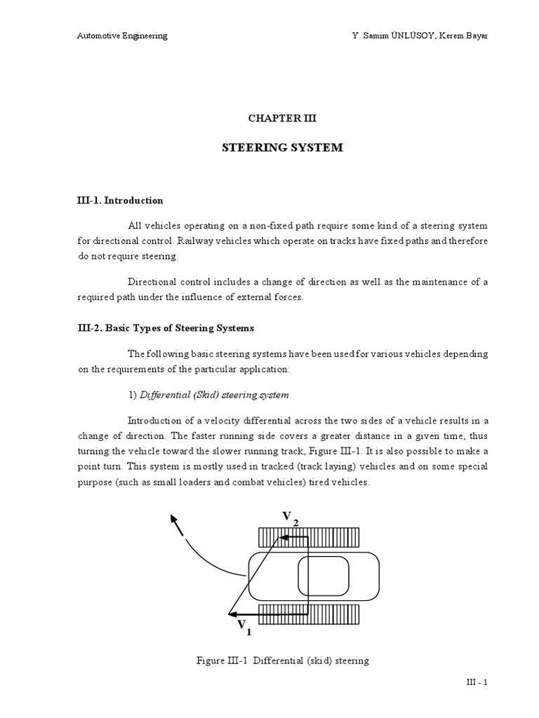 Automotive steering systems | PDF | Steering | Axle