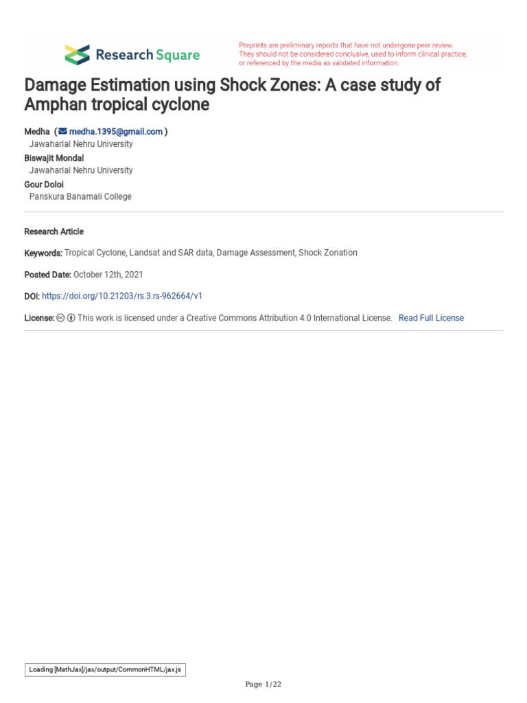Case Study of Acyclone PDF | PDF | Tropical Cyclones | Flood