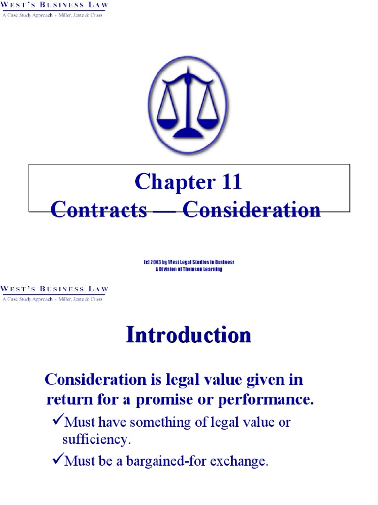 Contracts - Consideration | PDF | Consideration | Estoppel