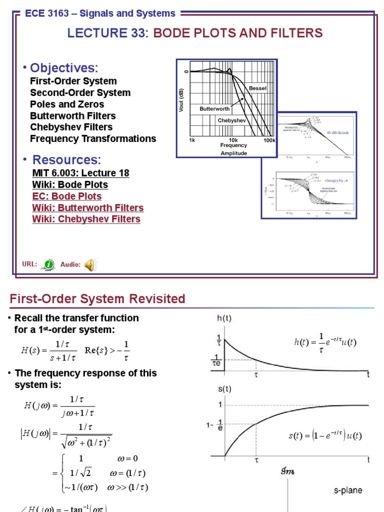 Objectives:: Bode Plots and Filters | PDF | Telecommunications Engineering | Signal Processing