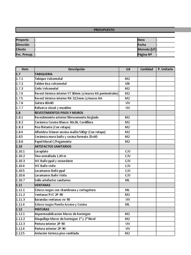 Itemizado F2A9A3 | PDF | Ingeniería de Edificación | Materiales