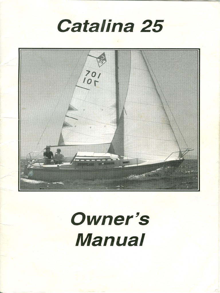 Catalina Capri 25 Owner's Manual | PDF | Rigging | Mast (Sailing)