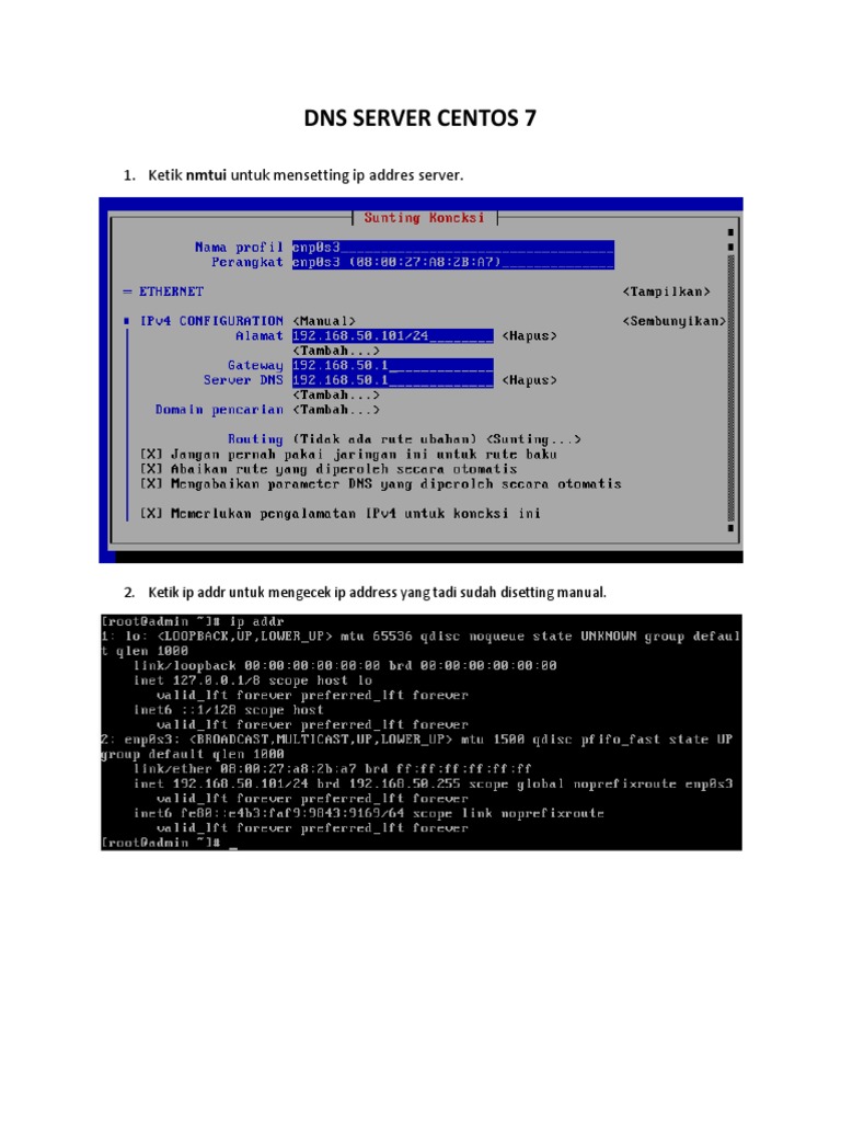 DNS Server Centos 7 | PDF