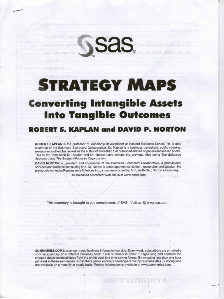 Balanced Score Card Kaplan | PDF | Strategic Management | Competence ...