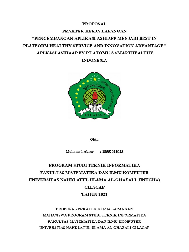 Proposal PKL Abror | PDF