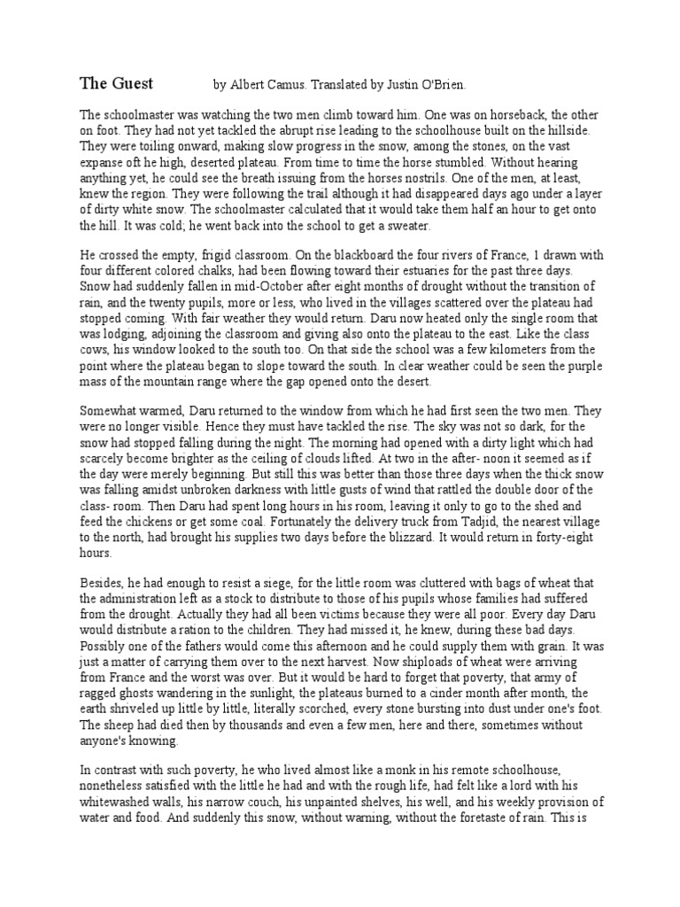 Camus 1 | PDF | Foreign Language Studies | Poetry