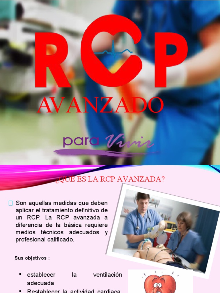 RCP Avanzado | PDF | Reanimación cardiopulmonar | Medicina