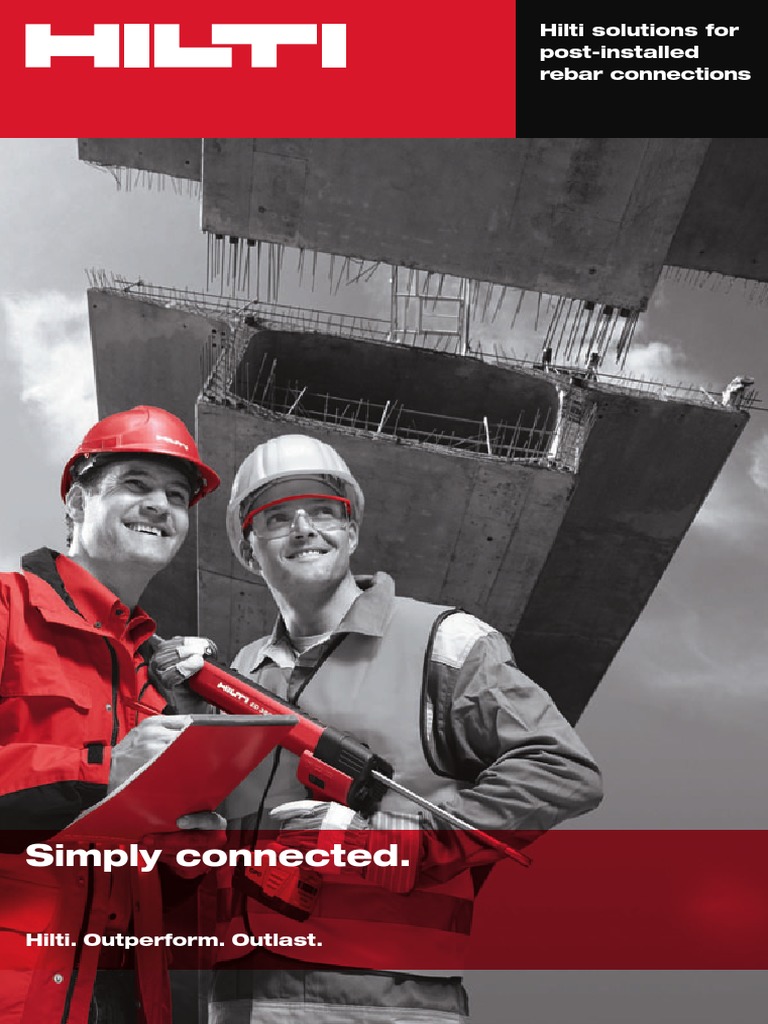 Flyer Hilti Rebar | PDF | Drill | Drilling