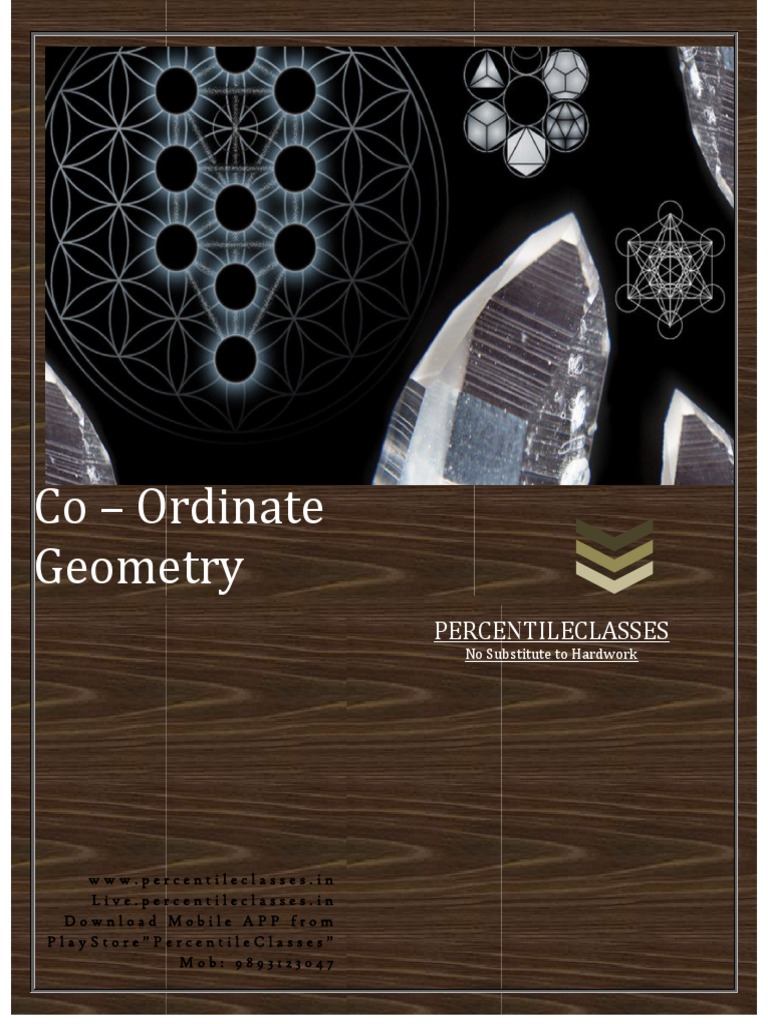 Coordinate Geometry Formulas & Exercises | PDF | Triangle | Line (Geometry)
