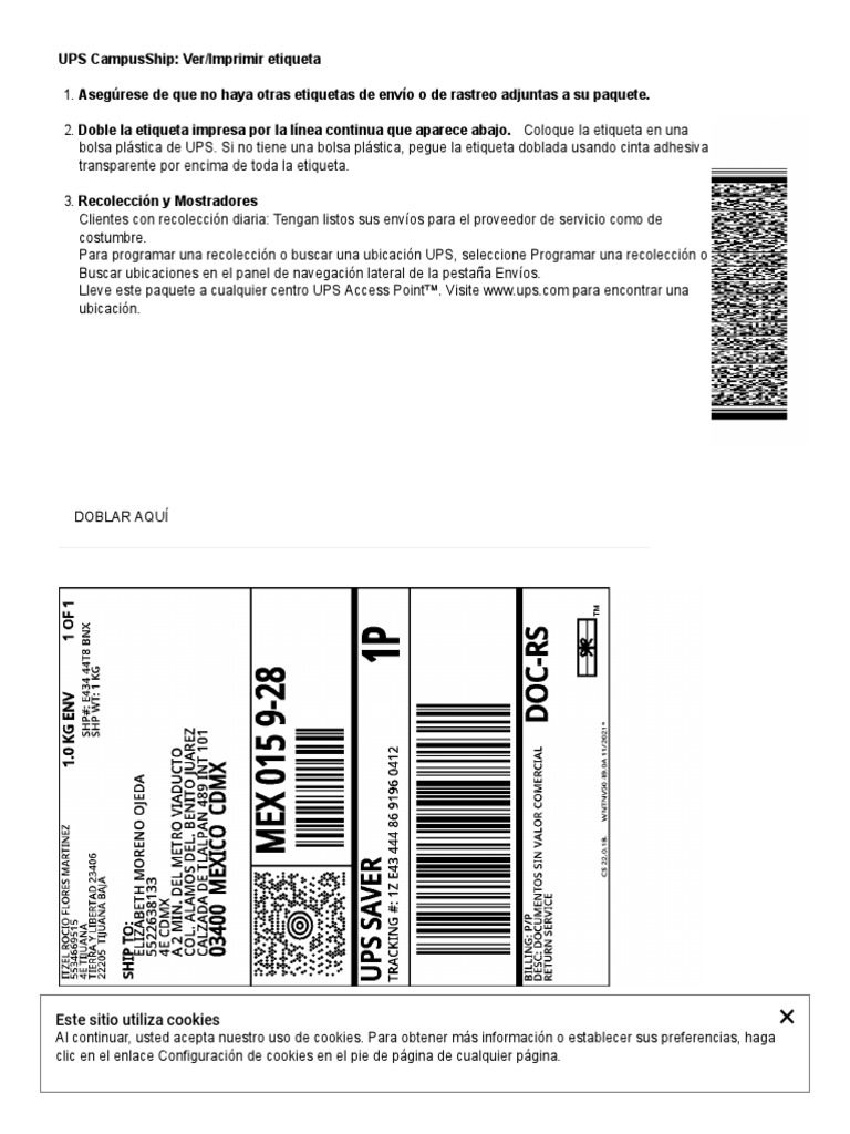 Envio Ups | PDF