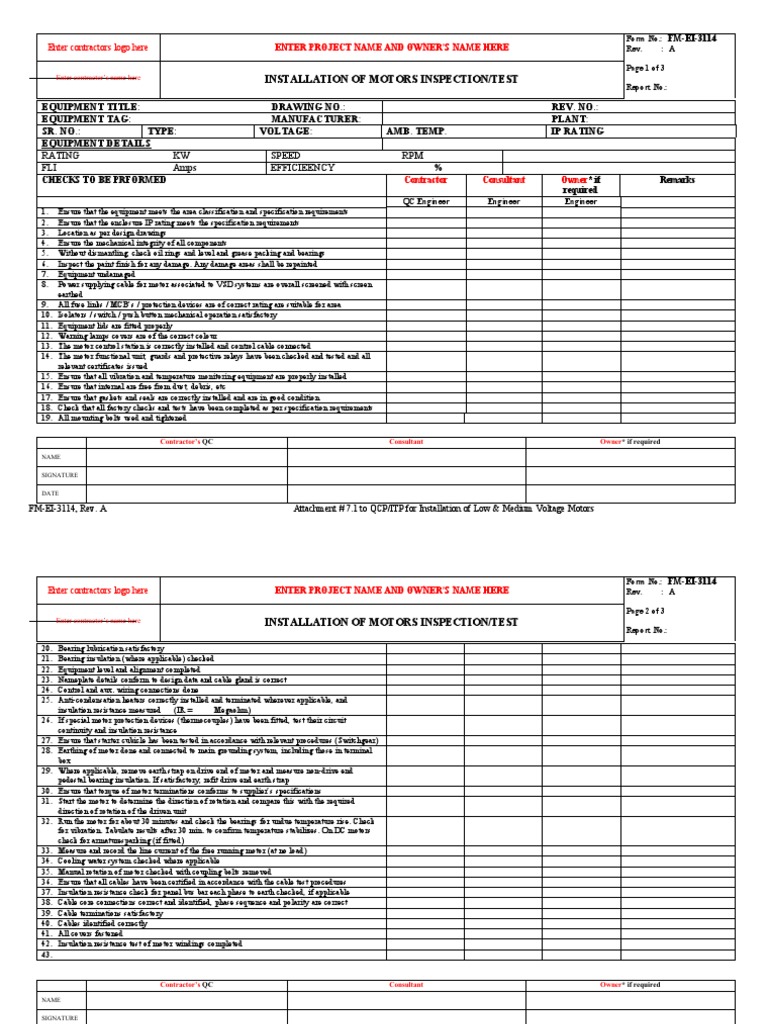 Comprehensive Checklist for Testing and Commissioning Medium Voltage ...