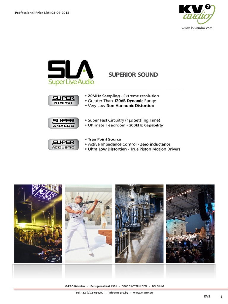 Professional Price List: 03-04-2018 | PDF | Loudspeaker | Manufactured ...