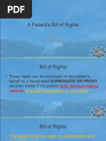 Patients' Right (English-Tagalog) | PDF | Patient | Public Services