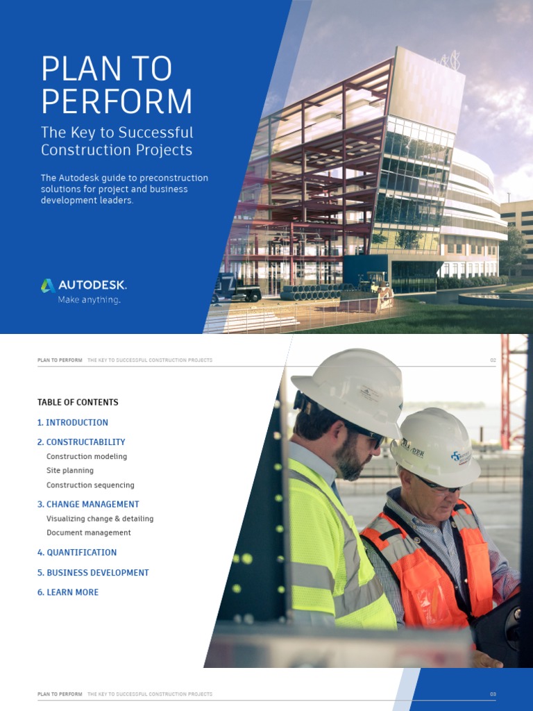 Plan To Perform: The Key To Successful Construction Projects | PDF ...