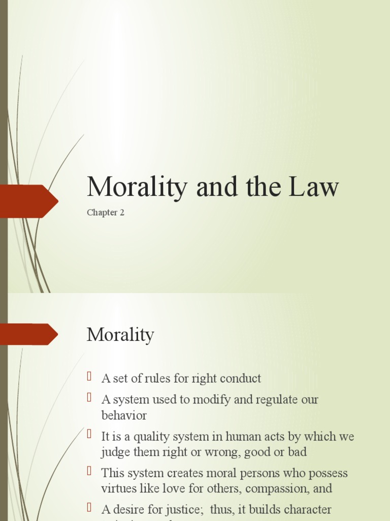 Understanding Morality and Law | PDF | Morality | Decision Making