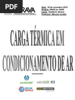 Tabelas para Cálculo de Carga Térmica | PDF | Calor | Energia e recurso
