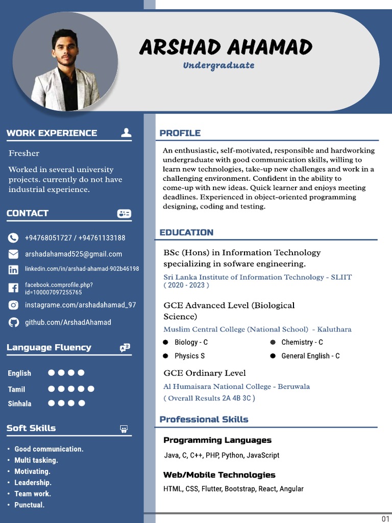 Arshad CV | PDF | Applications & Software | Net Beans