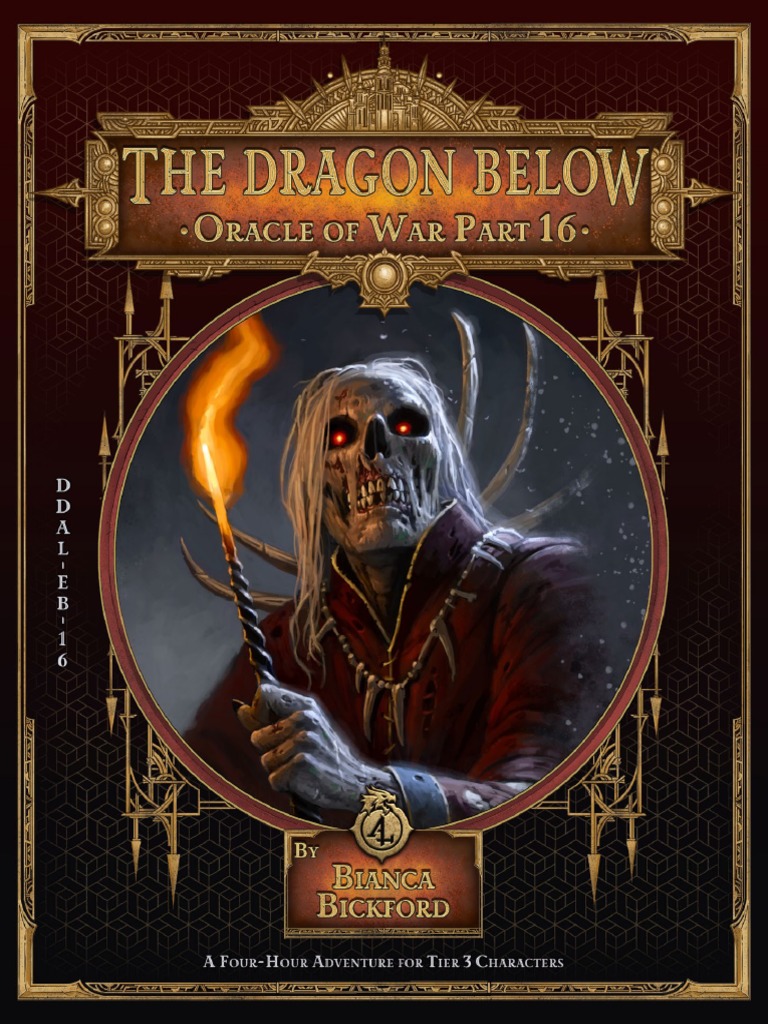 DDAL-EB-16 - The Dragon Below | PDF | Dungeons & Dragons | Wizards Of The Coast