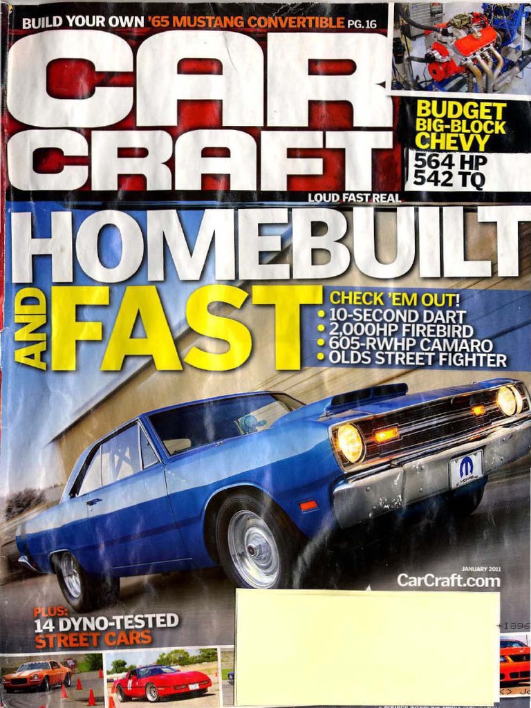 Car Craft 01 Jan 2011 | PDF | Turbocharger | Vehicles