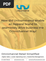 Unicommerce e Brochure | PDF | Enterprise Resource Planning | Retail