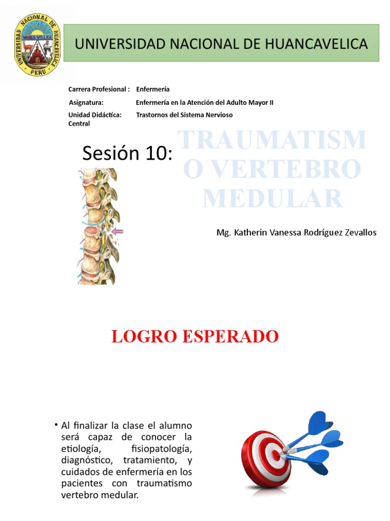 Traumatismo Vertebro Medular | PDF | Lesión | Medicina CLINICA