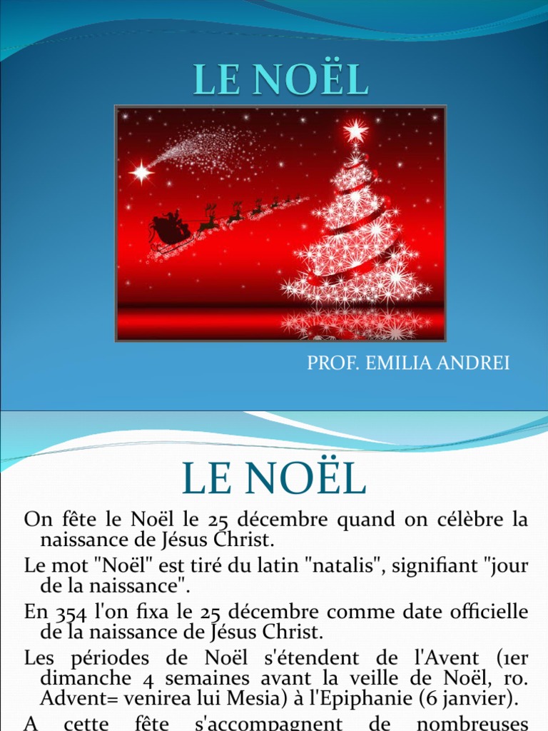 Le Noel | PDF | Noël | Sapin de Noël