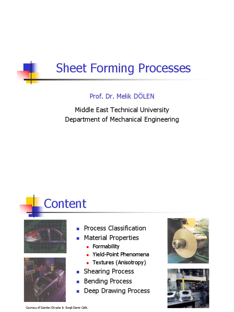An In-Depth Exploration of Sheet Forming Processes and Material ...