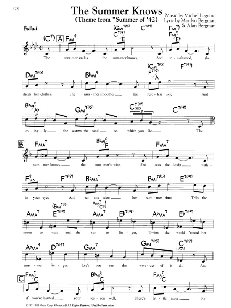 The Summer Knows | PDF