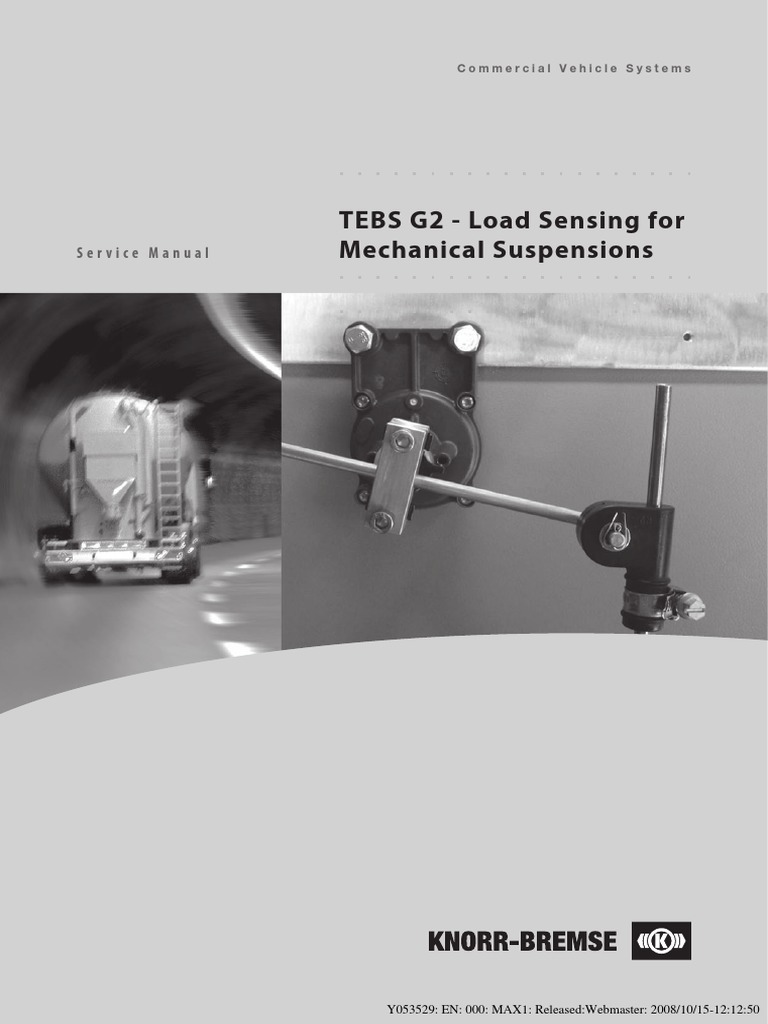 TEBS G2 - Load Sensing For Mechanical Suspensions: Service Manual | PDF ...