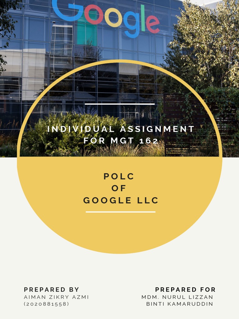 Individual Assignment For MGT 162 | PDF | Alphabet Inc. | Computing