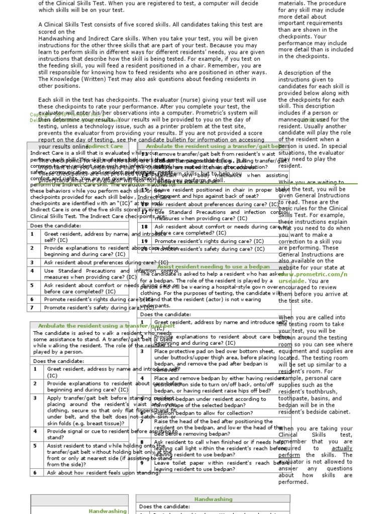 Prometric Skills | Download Free PDF | Toothbrush | Dentures