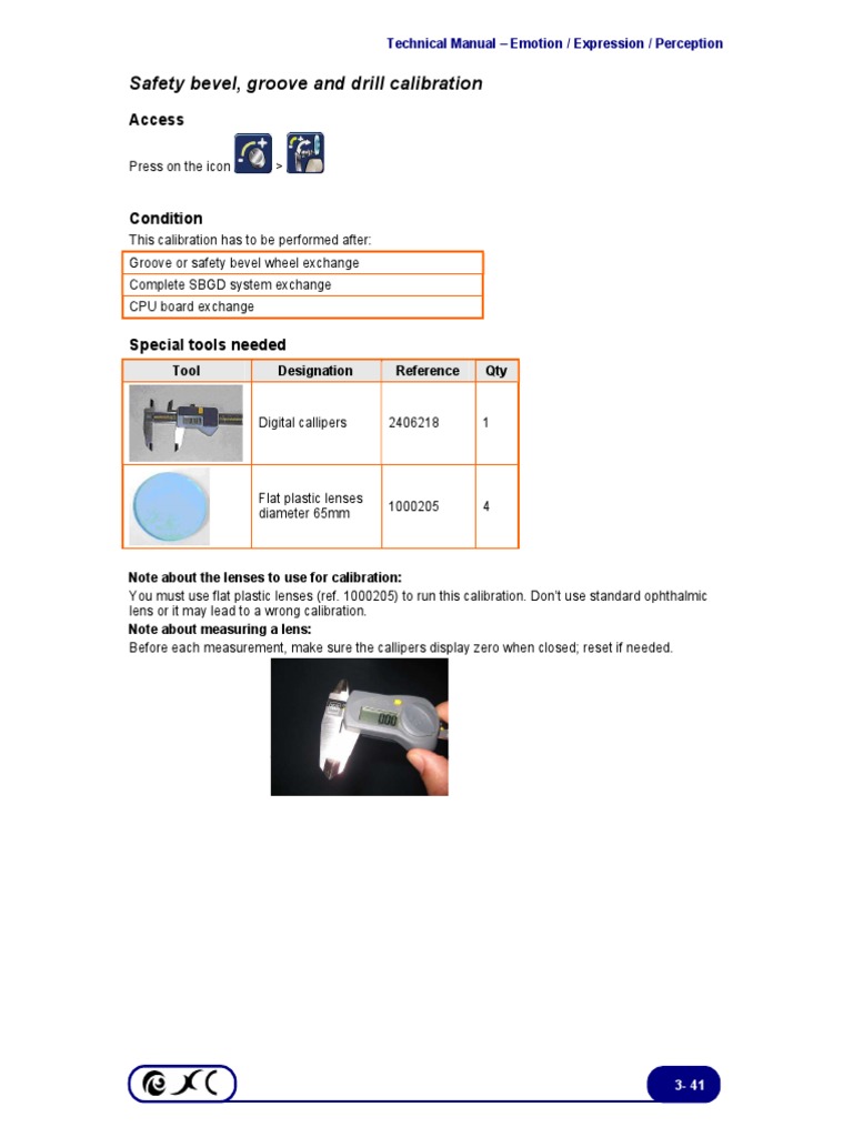 Calibracion de Mata Filo Ranurado | PDF | Calibration | Optics