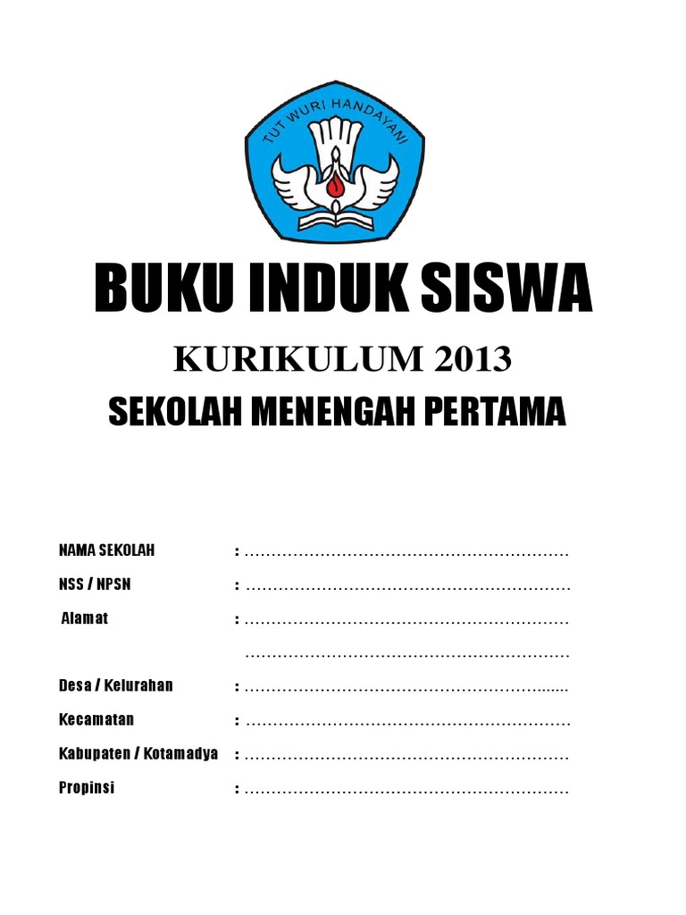 Buku Induk Siswa | PDF