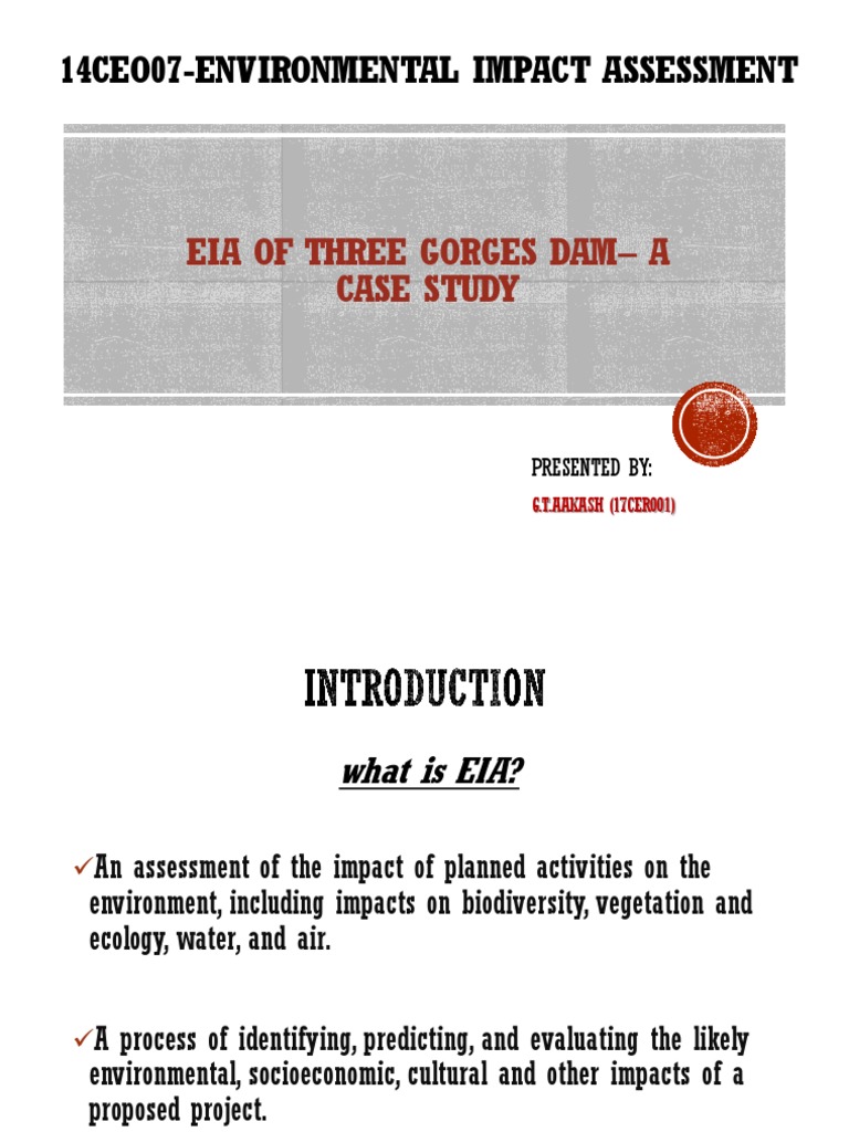 Eia Case Study | PDF