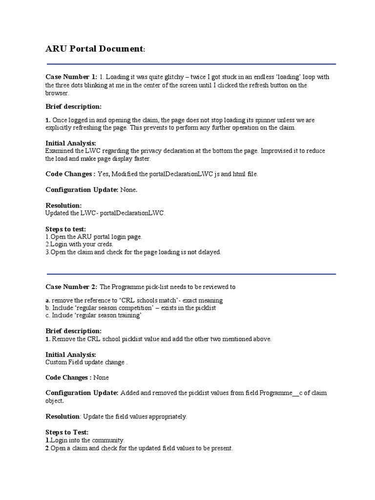 ARU Portal Document - Phase 2 | PDF | Websites | Information Age