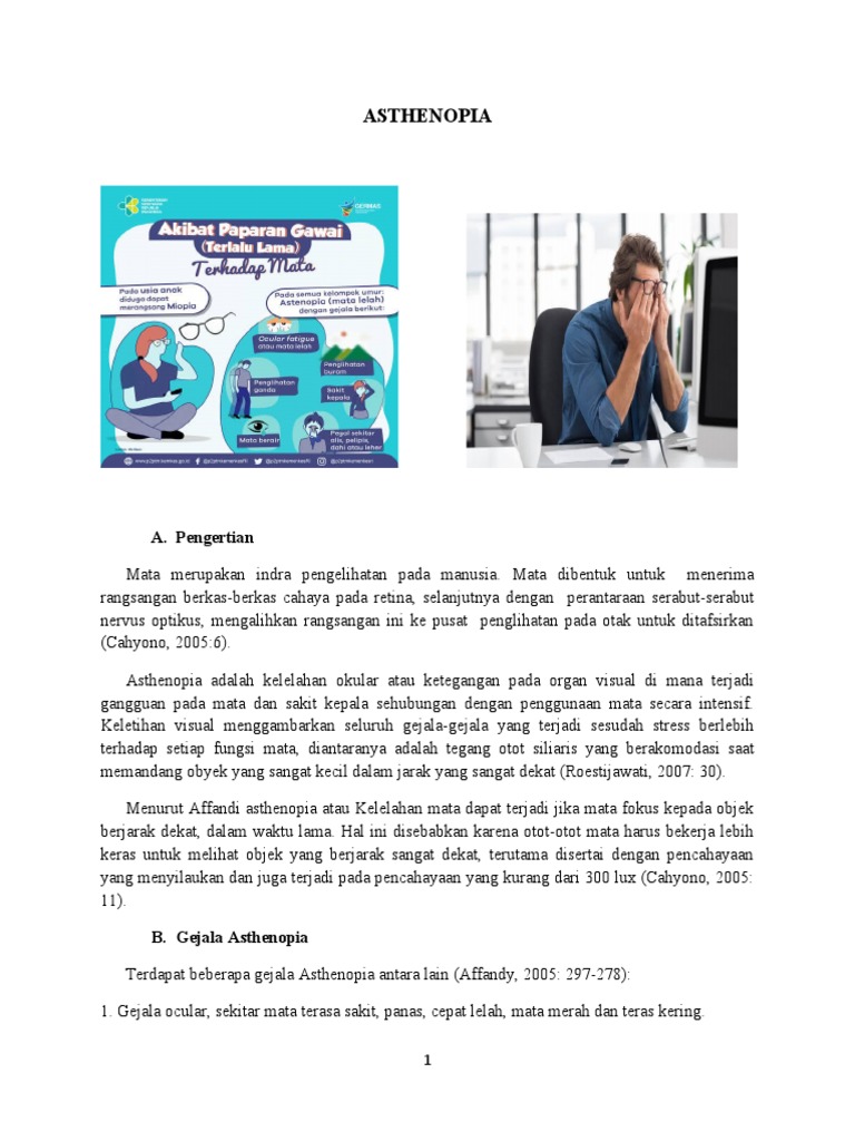 ASTHENOPIA | PDF | Kesehatan Holistik
