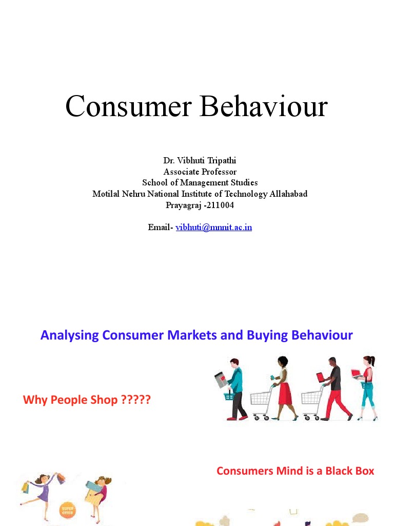 Consumer Behaviour - Marketing | PDF | Consumer Behaviour | Behavior