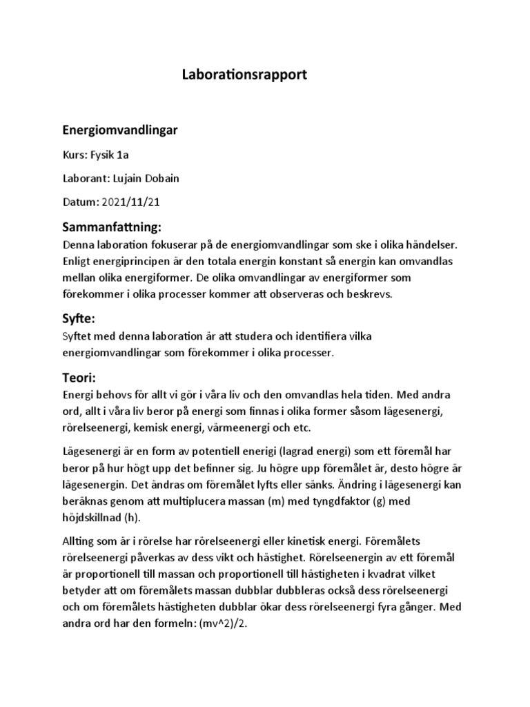 Fy1a Lab1 Lujain Dobain | PDF