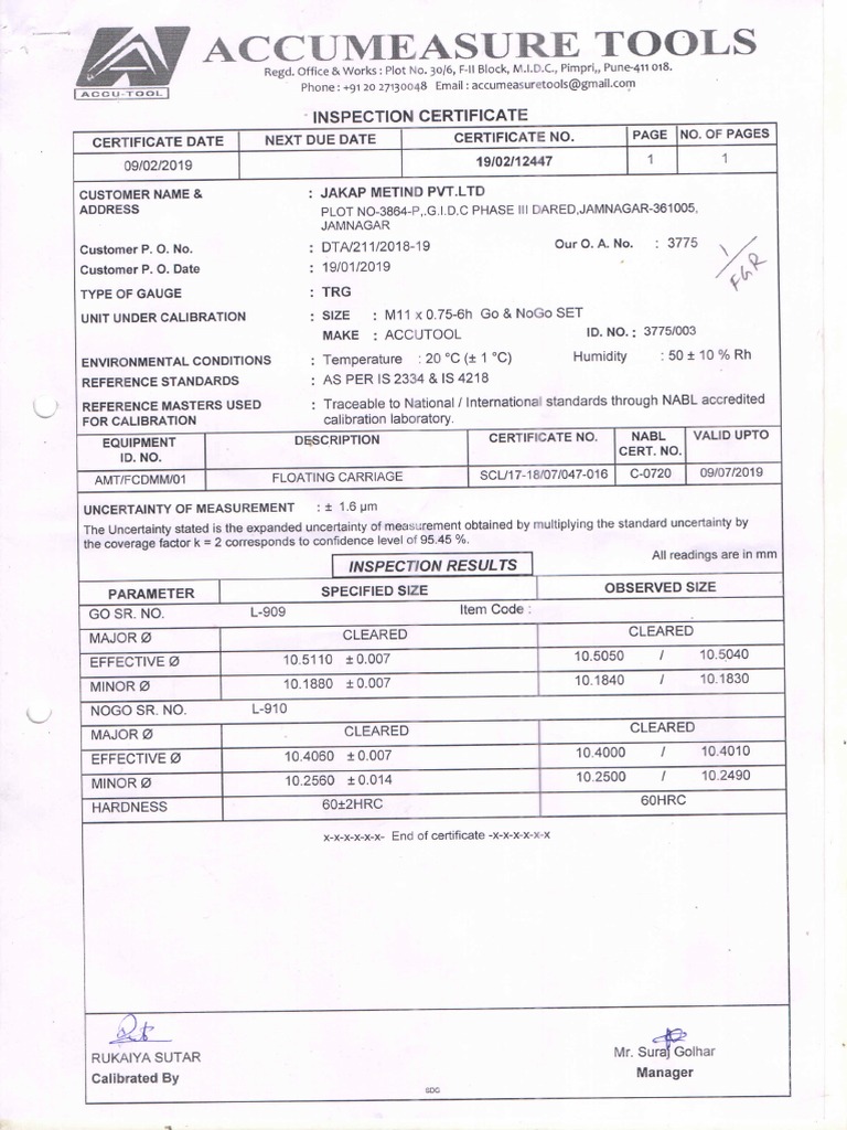 Thread Certificates | PDF