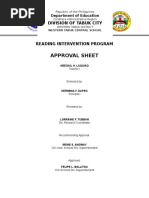 READING INTERVENTION PROJECT-Proposal and IMPLEMENTATION PLAN | PDF | Reading Comprehension ...