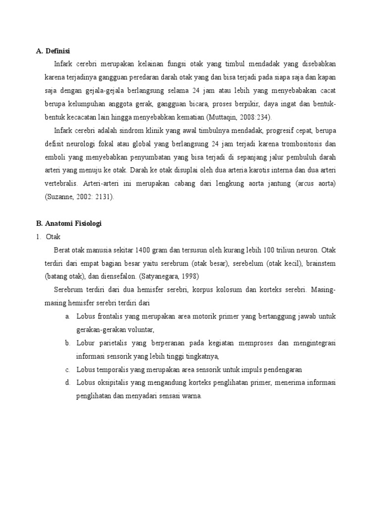 LP Infark Cerebri | PDF