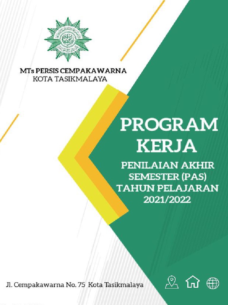 Program Kerja Pas 2021 | PDF