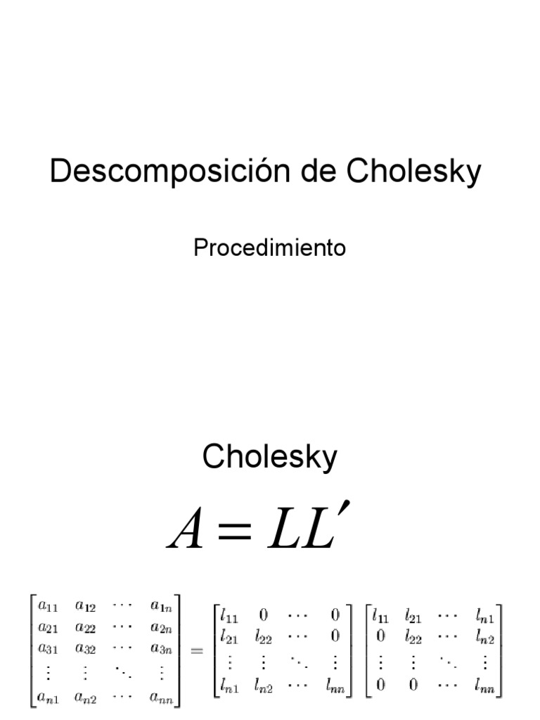 Cholesky Decomposition VBA Guide | PDF